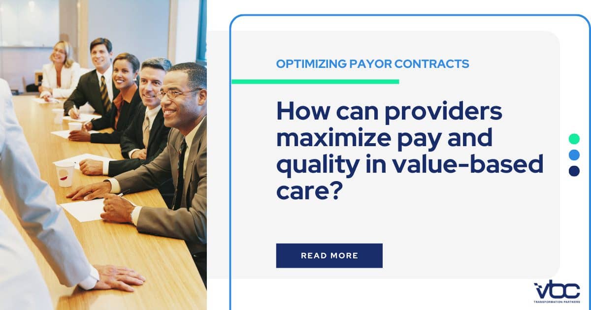 Improvements in Financial Performance with Payor Contracts
